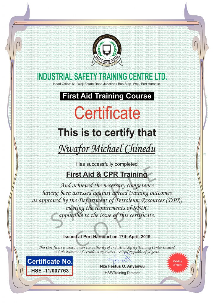 online-first-aid – Industrial Safety Training Center [ ISTC ]